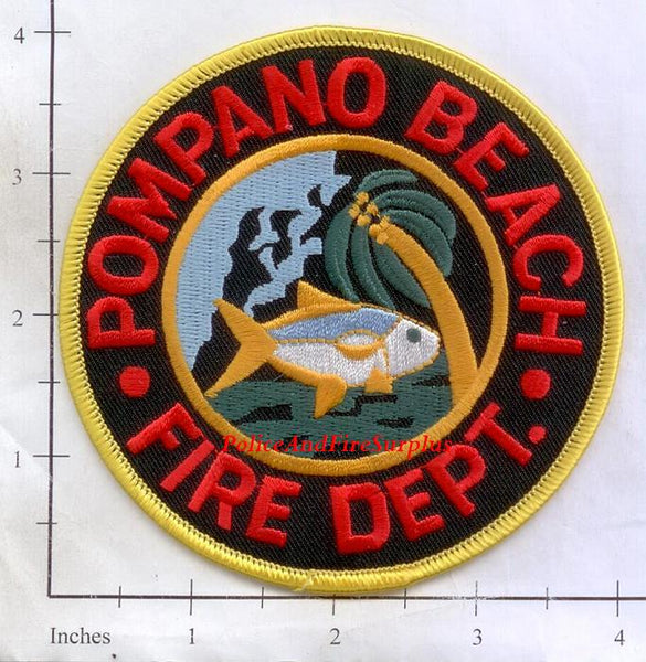 Florida - Pompano Beach Fire Dept Patch v2 – Police And Fire Surplus