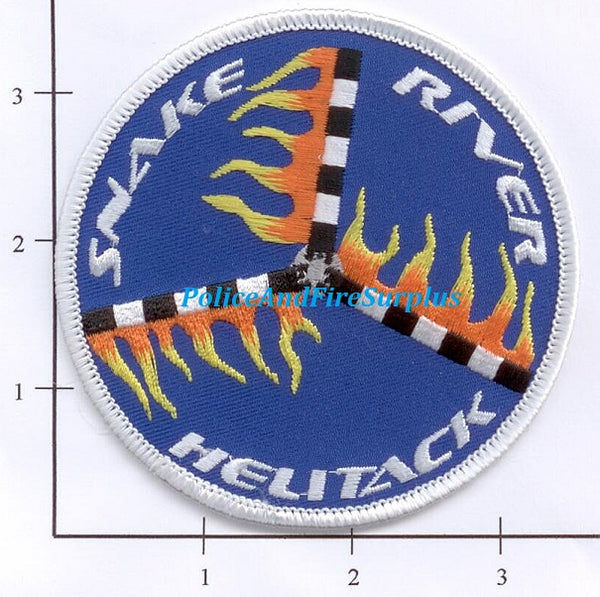 Idaho - Snake River Helitack Fire Dept Patch – Police And Fire Surplus