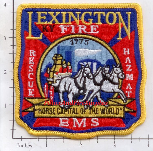 Kentucky - Lexington Fire Dept Patch – Police And Fire Surplus