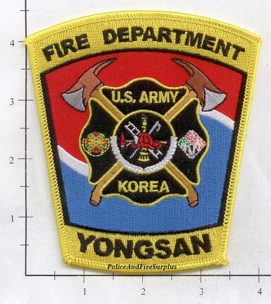 Korea - Yongsan US Army Fire Dept Patch v2 – Police And Fire Surplus