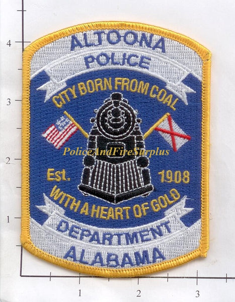 Alabama - Altoona Police Dept Patch – Police And Fire Surplus