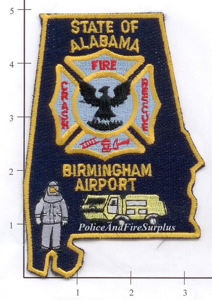 Alabama - Birmingham Airport Crash Fire Rescue Fire Dept Patch v1 ...