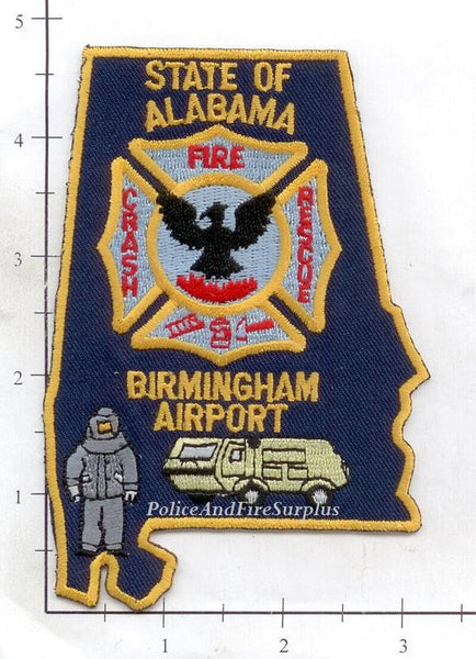 Alabama - Birmingham Airport Crash Fire Rescue Fire Dept Patch v2 ...