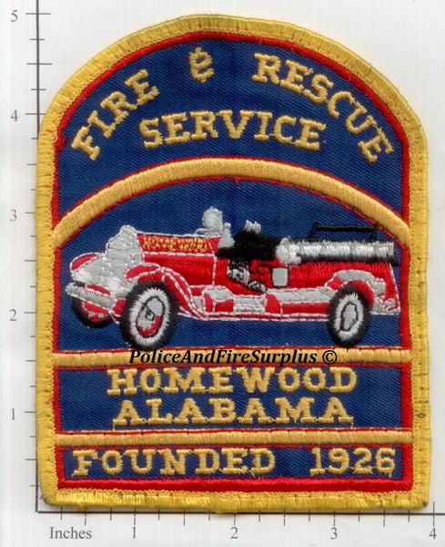 Alabama - Homewood Fire & Rescue Service Patch v2 Used – Police And ...