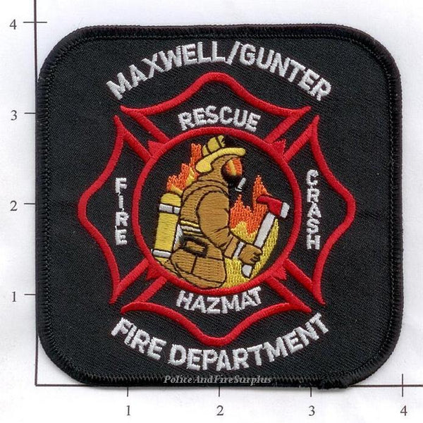 Alabama - Maxwell / Gunter Air Force Base Fire Dept Patch – Police And ...