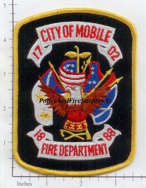 Alabama - Mobile Fire Dept Patch v2 – Police And Fire Surplus
