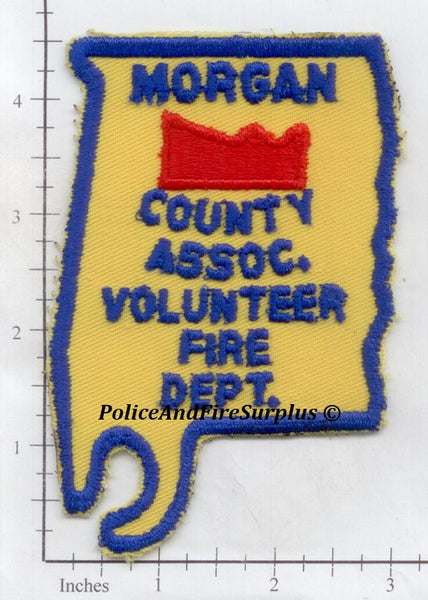 Alabama - Morgan County Association Volunteer Fire Dept Patch – Police ...