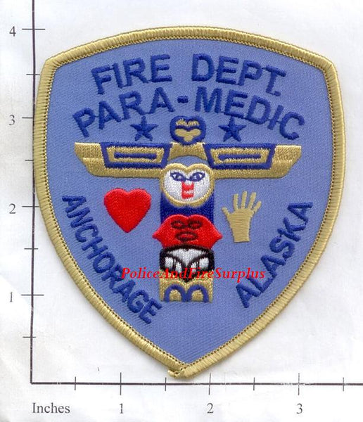Alaska - Anchorage Fire Dept Paramedic Patch – Police And Fire Surplus