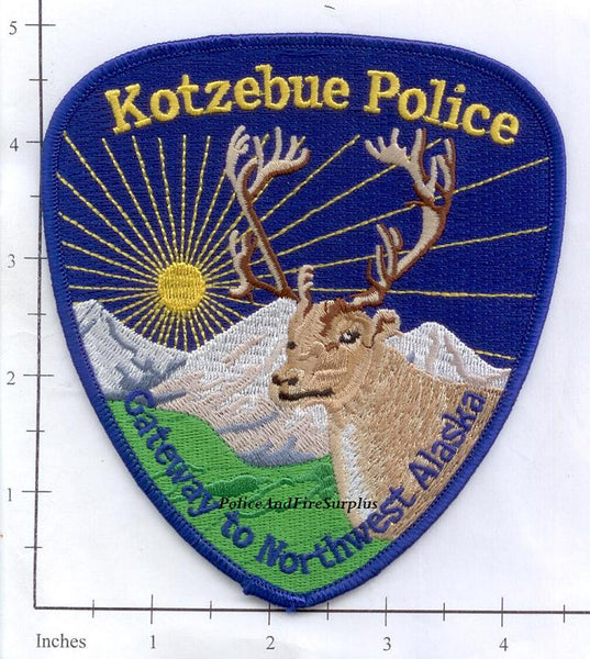 Alaska - Kotzebue Police Dept Patch v3 – Police And Fire Surplus
