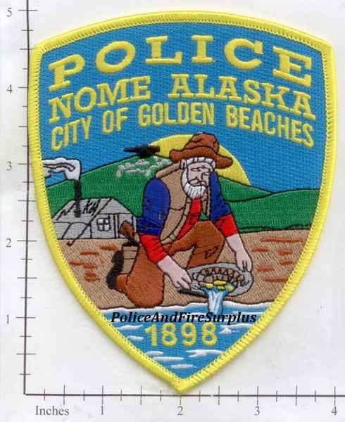Alaska - Nome Police Dept Patch – Police And Fire Surplus