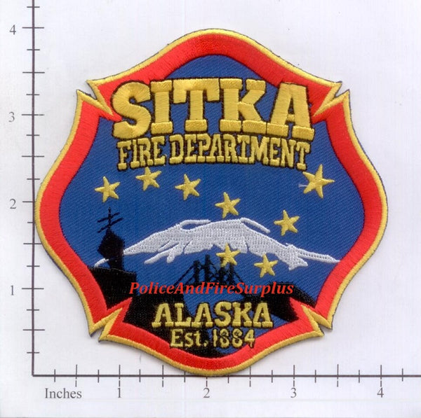Alaska - Sitka Fire Dept Patch – Police And Fire Surplus