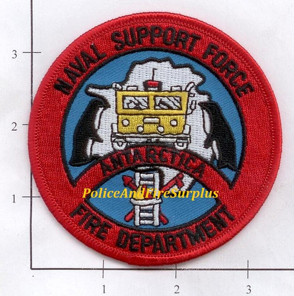 Antarctica - Antarctica Naval Support Force Fire Dept Patch – Police ...