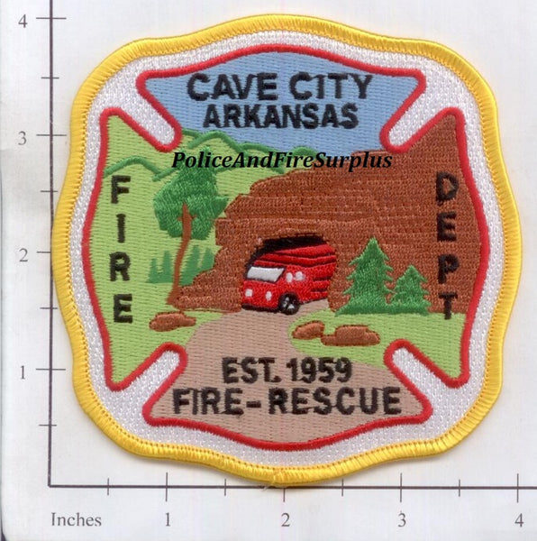 Arkansas - Cave City Fire & Rescue Fire Dept Patch – Police And Fire ...