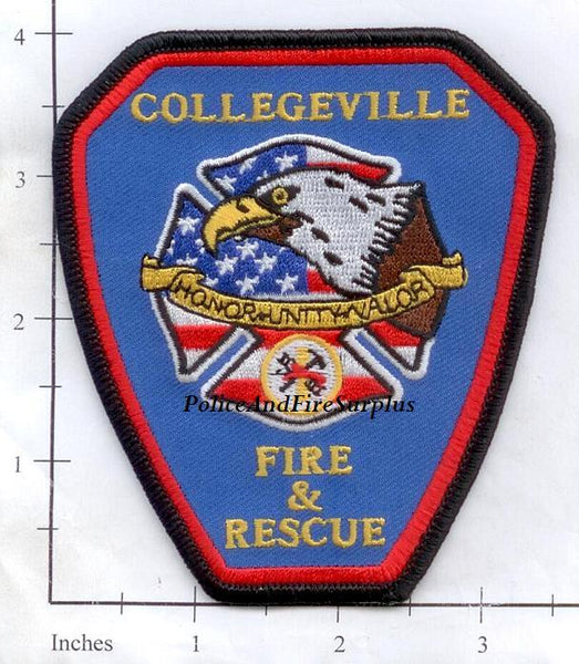 Arkansas - Collegeville Fire & Rescue Fire Dept Patch – Police And Fire ...