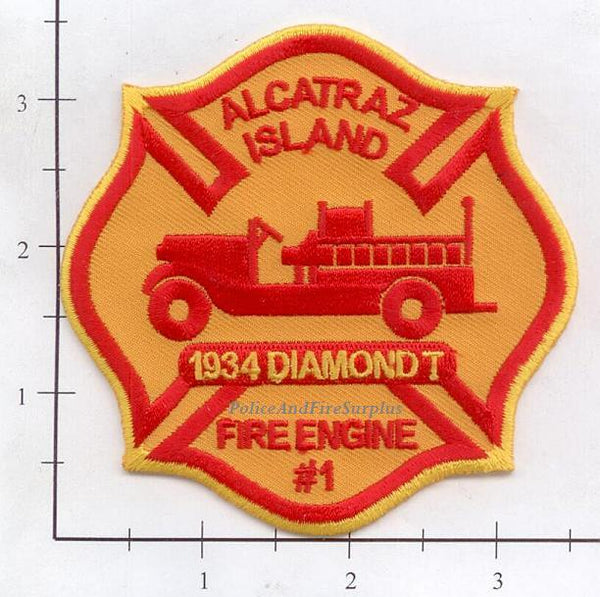 California - Alcatraz Island Fire Engine #1 Fire Dept Patch – Police ...