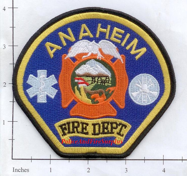 California - Anaheim Fire Dept Patch – Police And Fire Surplus