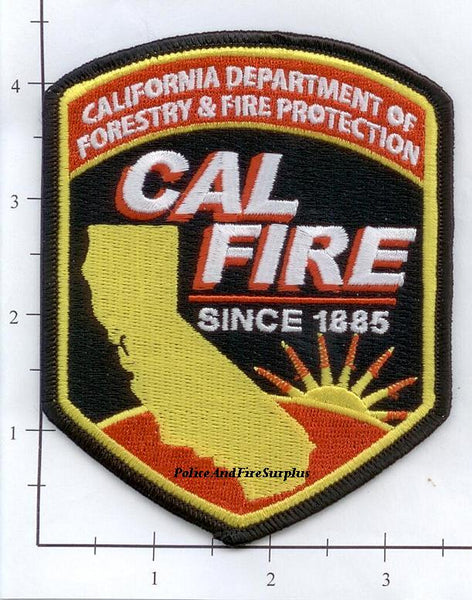 California - CAL FIRE Dept of Forestry & Fire Protection Fire Dept Pat ...