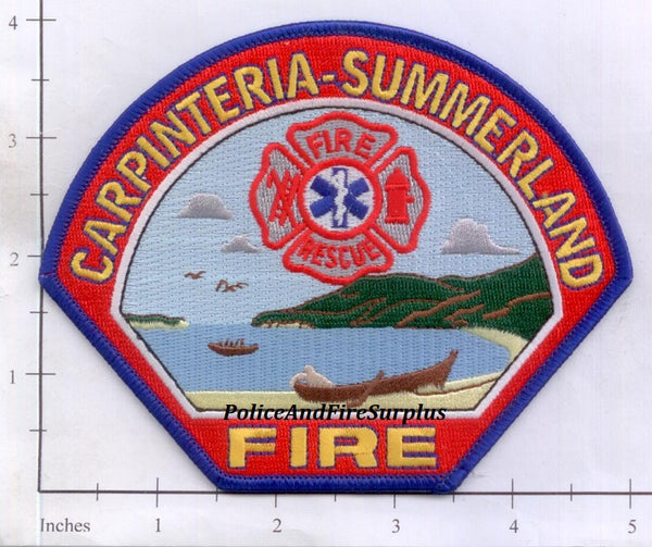 California - Carpinteria - Summerland Fire Patch – Police And Fire Surplus