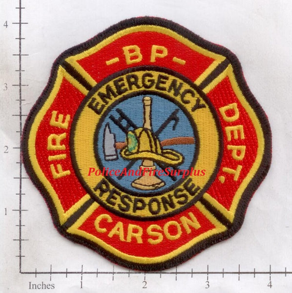 California - Carson BP Refinery Emergency Response Fire Dept Patch ...
