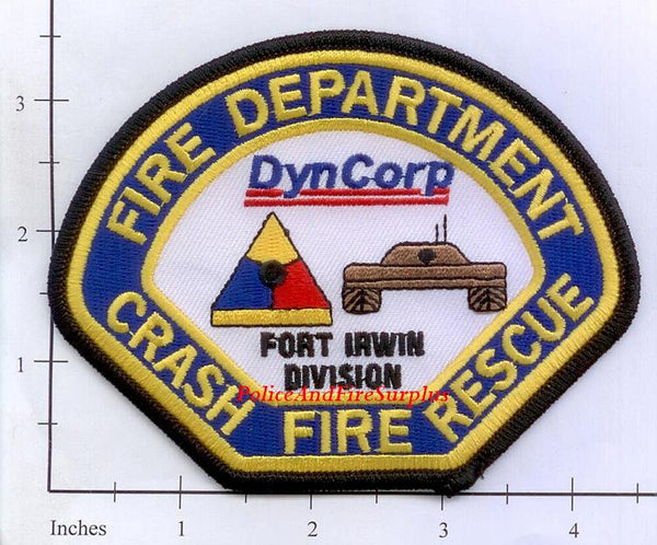 California - Fort Irwin DynCorp Crash Fire Rescue Fire Patch – Police ...