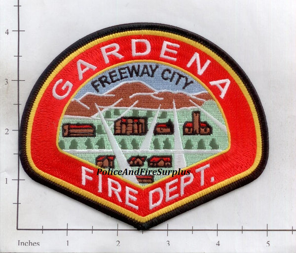 California - Gardena Fire Dept Patch – Police And Fire Surplus