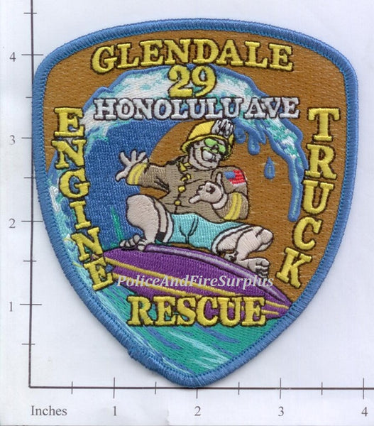 California - Glendale Engine 29 Patch – Police And Fire Surplus