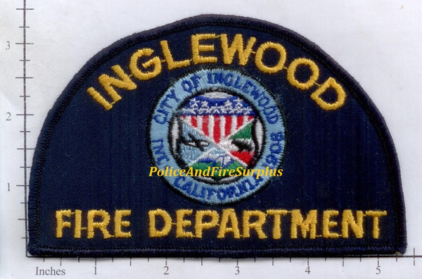California - Inglewood Fire Dept Patch – Police And Fire Surplus