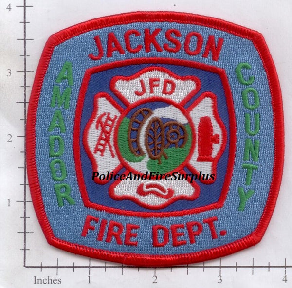 California - Jackson Fire Dpet Patch – Police And Fire Surplus