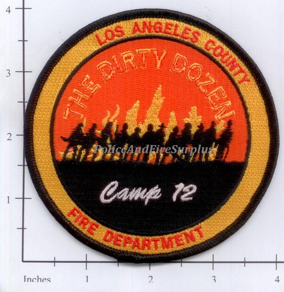 California - Los Angeles County Camp 12 Fire Dept Patch – Police And ...