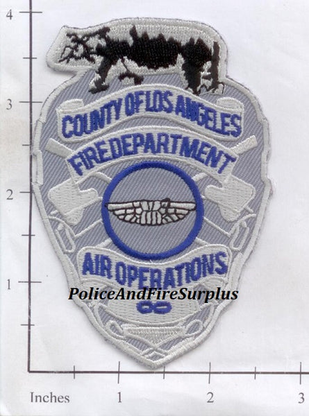 California - Los Angeles County Fire Dept Air Operations Patch – Police ...