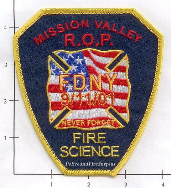 California - Mission Valley ROP Fire Science Patch – Police And Fire ...