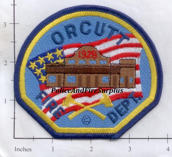 California - Orcutt Fire Dept Patch – Police And Fire Surplus