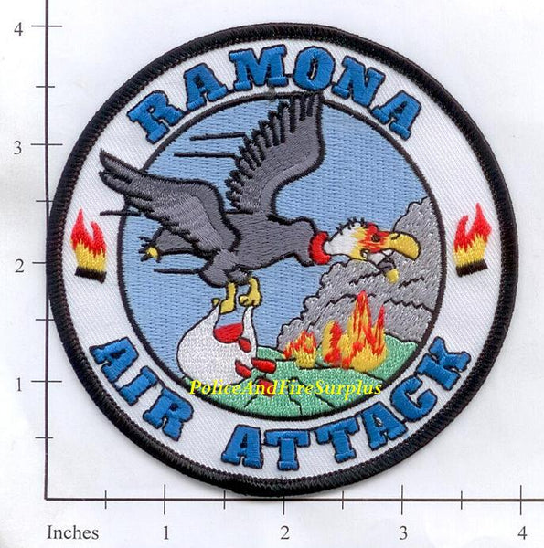 California - Ramona Air Attack Fire Dept Patch – Police And Fire Surplus