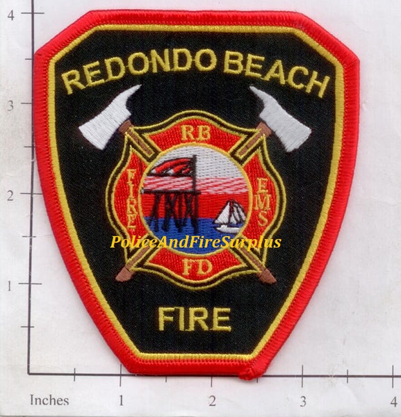 California - Redondo Beach Fire Dept Patch – Police And Fire Surplus