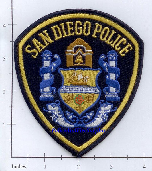 California - San Diego Police Patch – Police And Fire Surplus