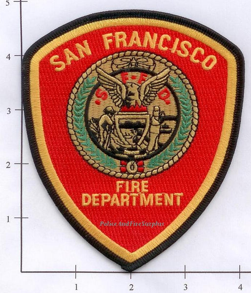California - San Francisco Fire Dept Patch v2 – Police And Fire Surplus