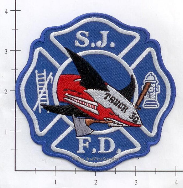 California - San Jose Truck 30 Fire Dept Patch – Police And Fire Surplus