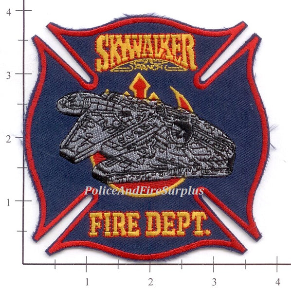 California - Skywalker Ranch Fire Dept Patch v5 – Police And Fire Surplus