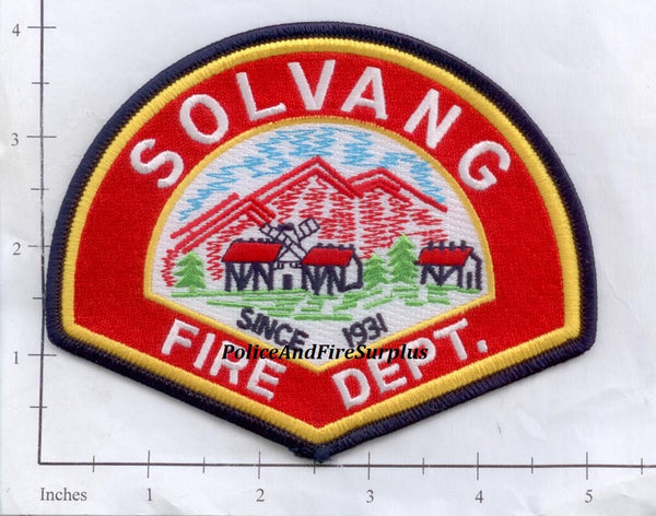 California - Solvang Fire Dept Patch – Police And Fire Surplus