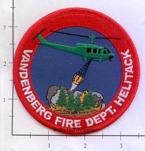 California - Vandenberg Fire Dept Helitack Patch v1 – Police And Fire Surplus