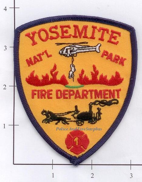 California - Yosemite National Forest Fire Patch – Police And Fire Surplus