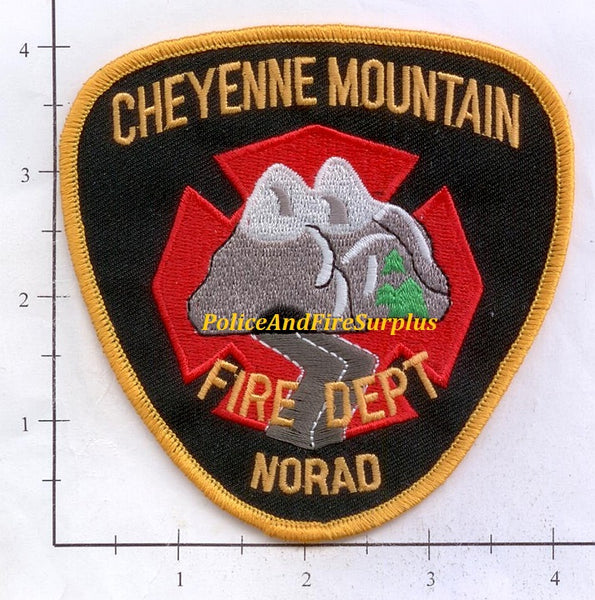 Colorado - Cheyenne Mountain Fire Dept Patch NORAD v2 – Police And Fire ...