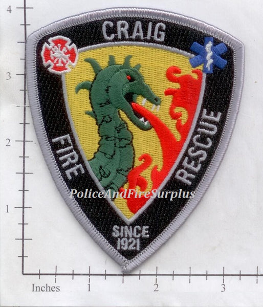 Colorado - Craig Fire Rescue Dept Patch – Police And Fire Surplus
