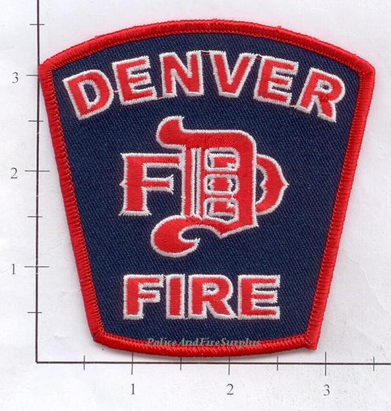 Colorado - Denver Fire Dept Patch – Police And Fire Surplus