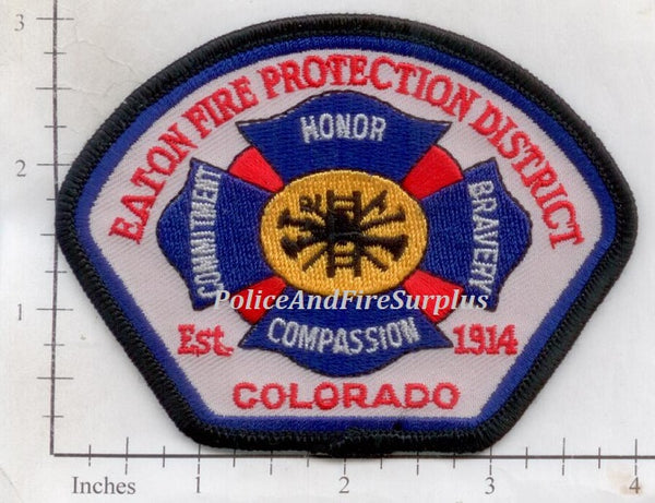 Colorado - Eaton Fire Protection District Patch – Police And Fire Surplus