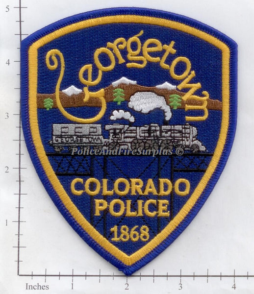 Colorado - Georgetown Police Dept Patch – Police And Fire Surplus