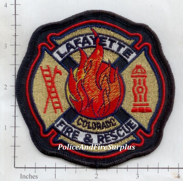 Colorado - Lafayette Fire & Rescue Patch v2 – Police And Fire Surplus