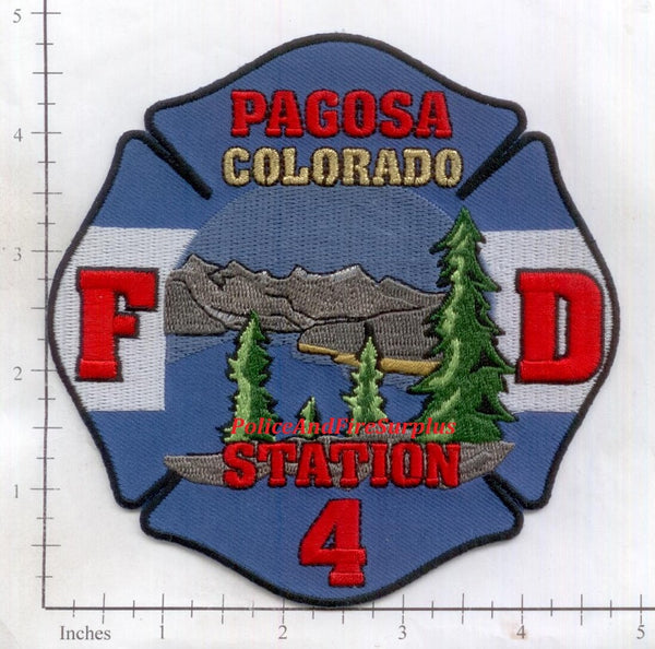 Colorado - Pagosa Station 4 Fire Dept Patch – Police And Fire Surplus