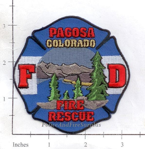 Colorado - Pagosa Fire Dept Patch v2 – Police And Fire Surplus