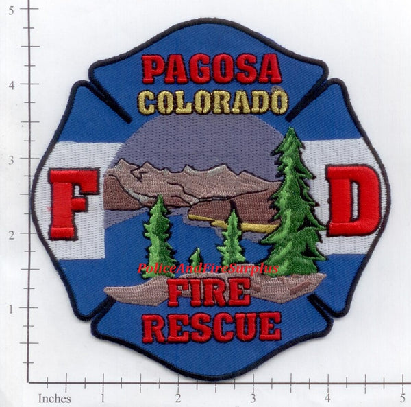 Colorado - Pagosa Fire Dept Patch v3 – Police And Fire Surplus